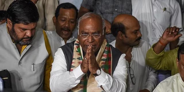 Mallikarjun Kharge elected as Congress' first non-Gandhi president in over two decades