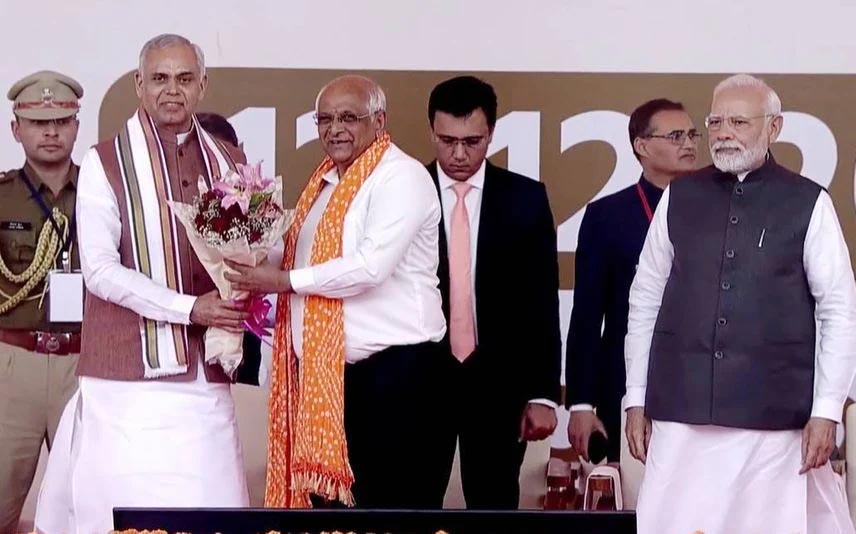 Bhupendra Patel takes oath as Gujarat CM; 16 other ministers also sworn in