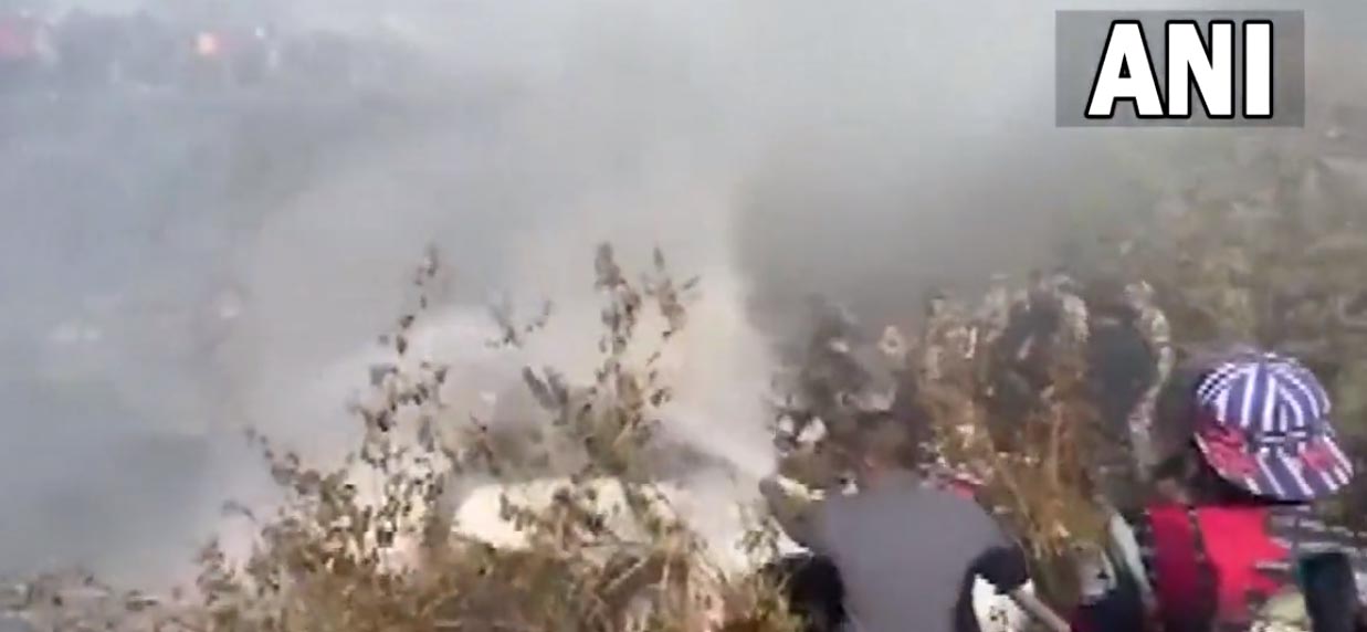 Nepalese passenger plane with 72 people onboard crashes in Pokhara