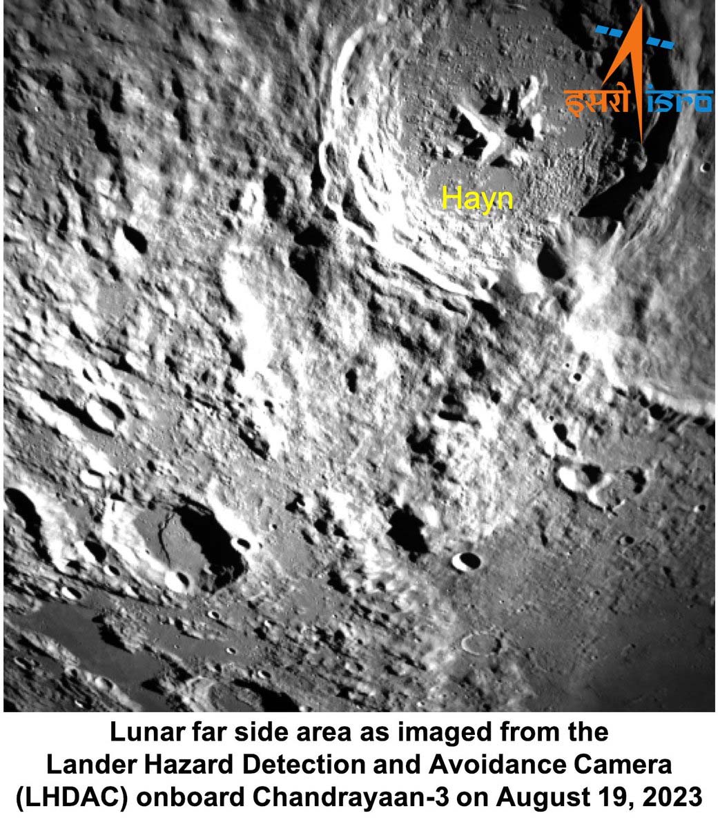 Chandrayaan-3: ISRO releases images of Lunar far side area captured by ...